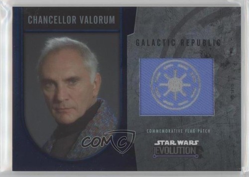 2016 Topps Star Wars Evolution Silver /50 Chancellor Valorum Patch 1j8 ...
