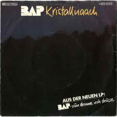Bap Kristallnaach Vinyl Single 7inch NEAR MINT EMI | eBay.de