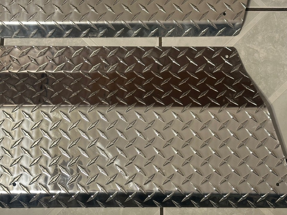 Kenworth T600B Front Kick Panels Aluminum die cut design Pair Set ...