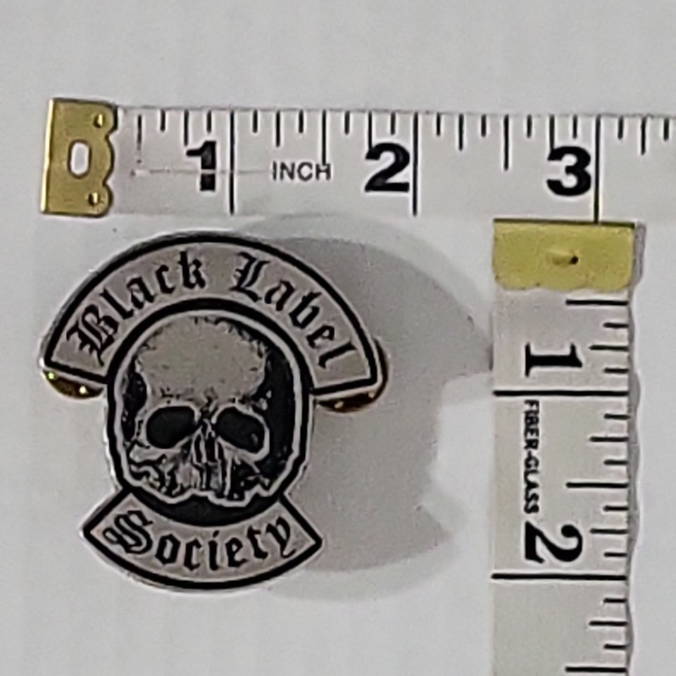 BLACK LABEL SOCIETY Band Logo PIN BADGE Skull | eBay