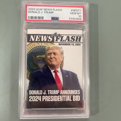 2022 Leaf NEWS FLASH 11/15 DONALD TRUMP Announces 2024 Election ...