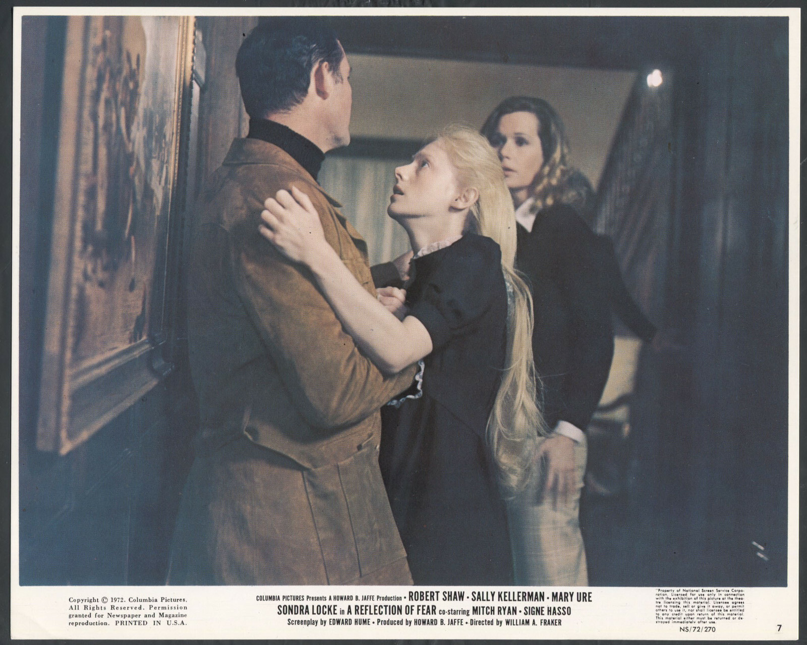 ROBERT SHAW SONDRA LOCKE SALLY KELLERMAN A Reflection Of Fear ‘72 | eBay