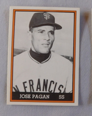 1981 TCMA #012 Jose Pagan San Francisco Giants Baseball Card | eBay