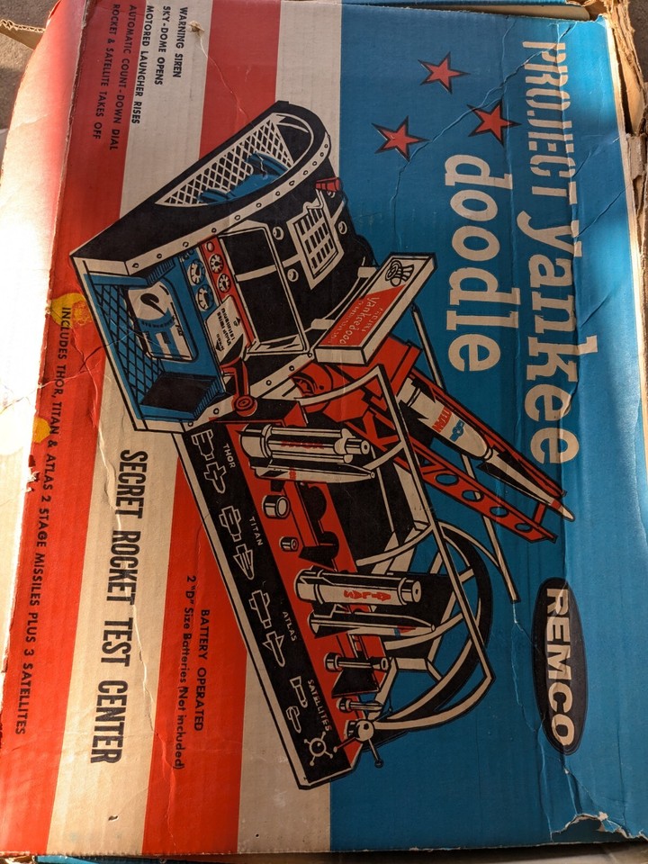 Project Yankee Doodle Rocket Launcher - REMCO - 1959 | eBay