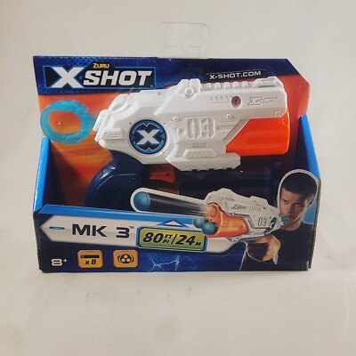 Zuru X-Shot MK3 Foam Dart Gun with 8 Foam Darts - New | eBay