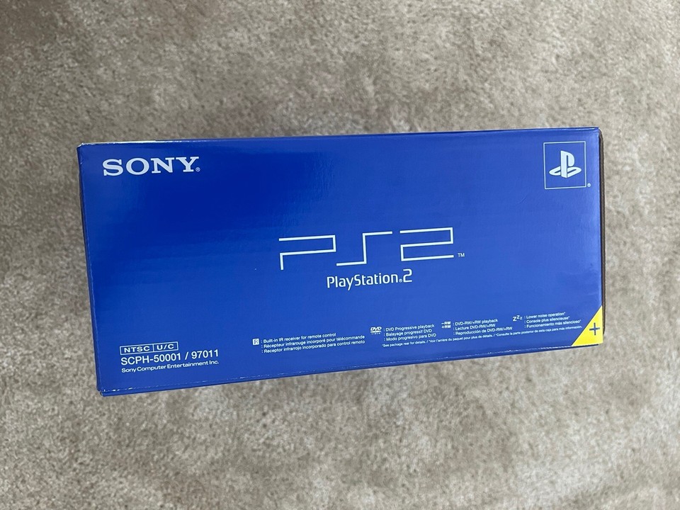 Sony PlayStation 2 Video Game Console - Black FACTORY SEALED NEW MINT ...