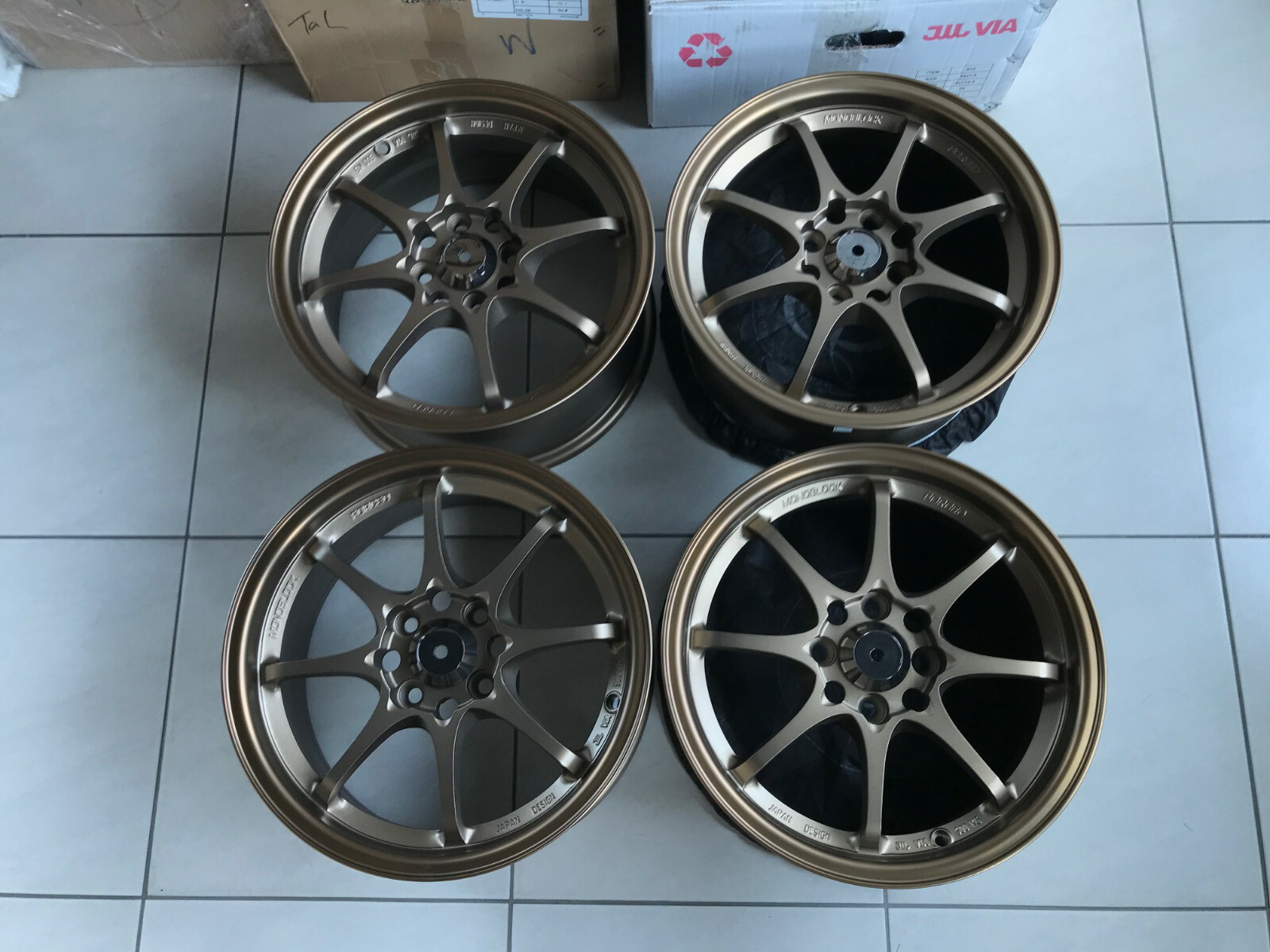 For ek9 ef8 ef9 sb3 eg6 CE dc2 ef JDM 15" bronze Classic Racing Style ...