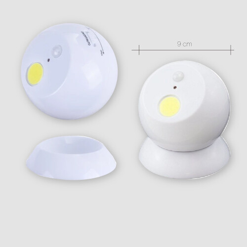 Motion Activated Ball Light with COB LED Technology Ceiling Battery ...