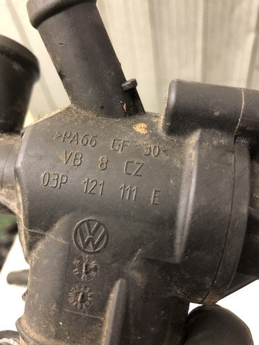 VW SEAT SKODA 1.2 TDi CFWA Coolant Flange Thermostat Housing 03P121111E ...