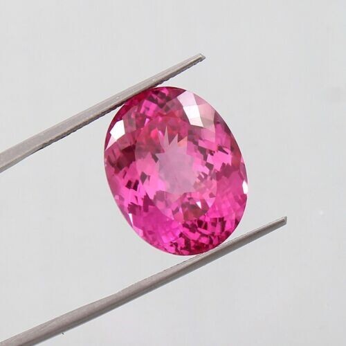 AAA Natural Flawless Ceylon Pink Sapphire Loose Oval Gemstone Cut 26.90 ...