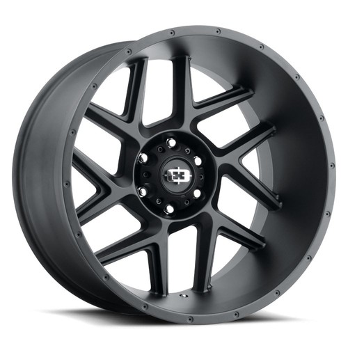 24X12 Vision Off Road 360 Sliver 5x127 5x5 Satin Black Wheel Rim (QTY 1 ...