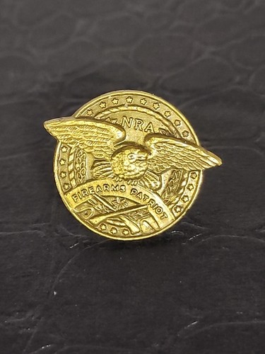 Vintage Collectible NRA Firearms Patriot Metal Pinback Lapel Pin Hat ...