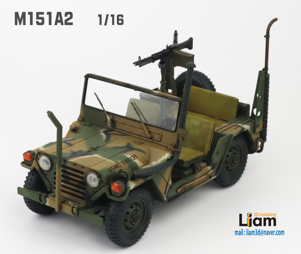 1/16 scale M151A2 Mutt US Military Vehicle model 3d printed kit | eBay