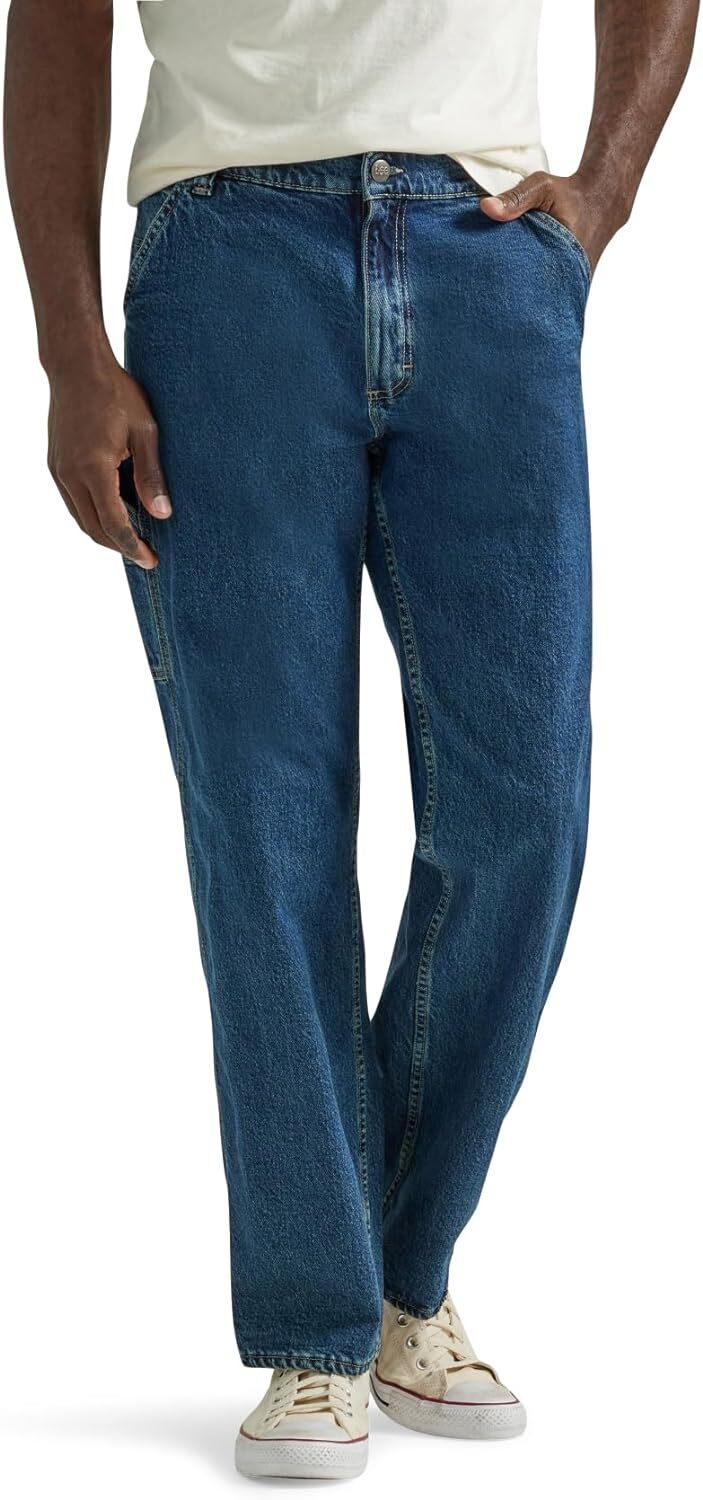 Lee Men's Legendary Workwear Loose Fit Carpenter Jeans | eBay