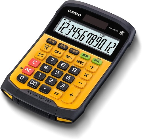 Casio waterproof and dustproof calculator WM-320MT-N mini just type 12 ...