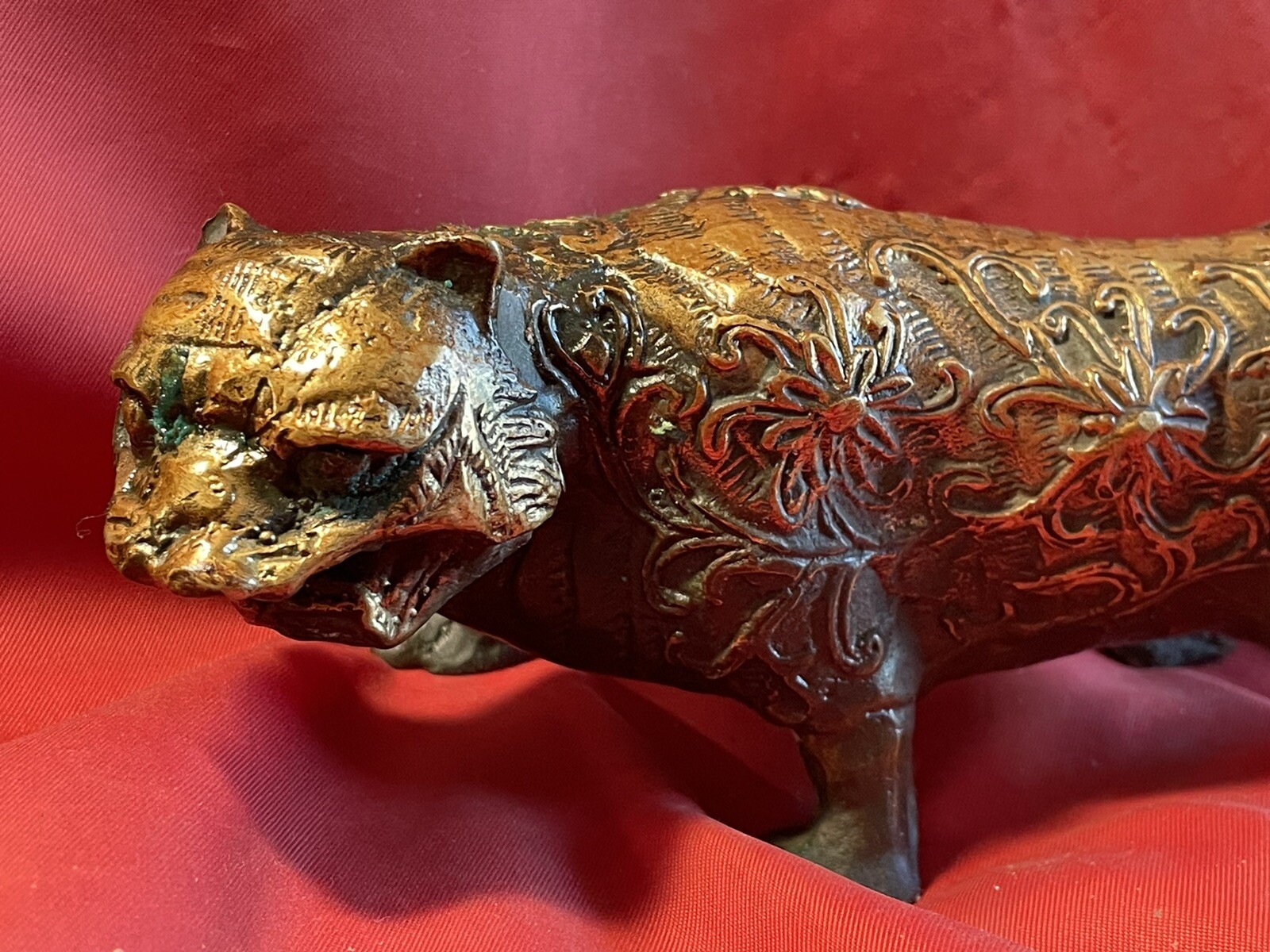 bronze tiger vintage as is | eBay
