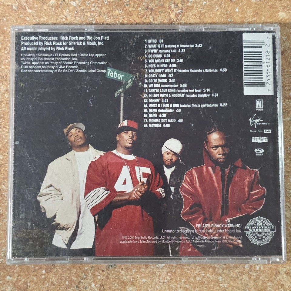 FEDERATION - THE ALBUM - RICK ROCK PRESENTS (CD, Oct-2004, Virgin)GOOD ...