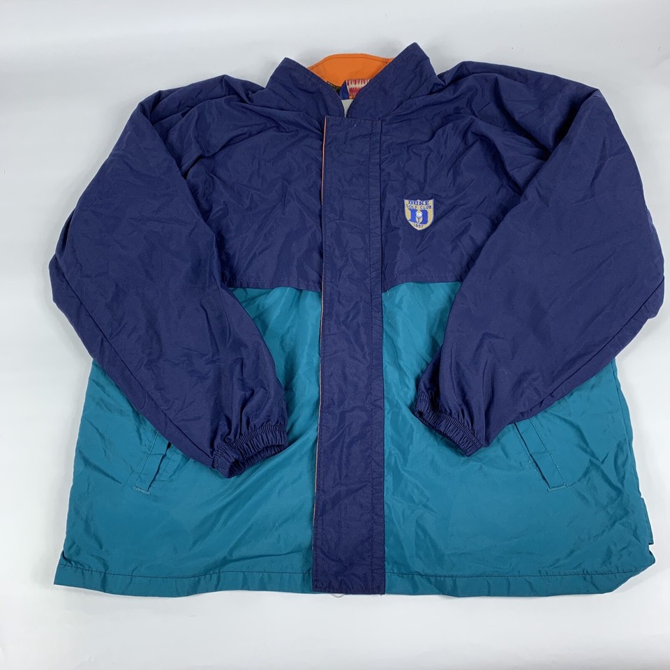 Vintage Duckster Mens Golf Windbreaker Jacket Size XL Blue Teal Duke ...