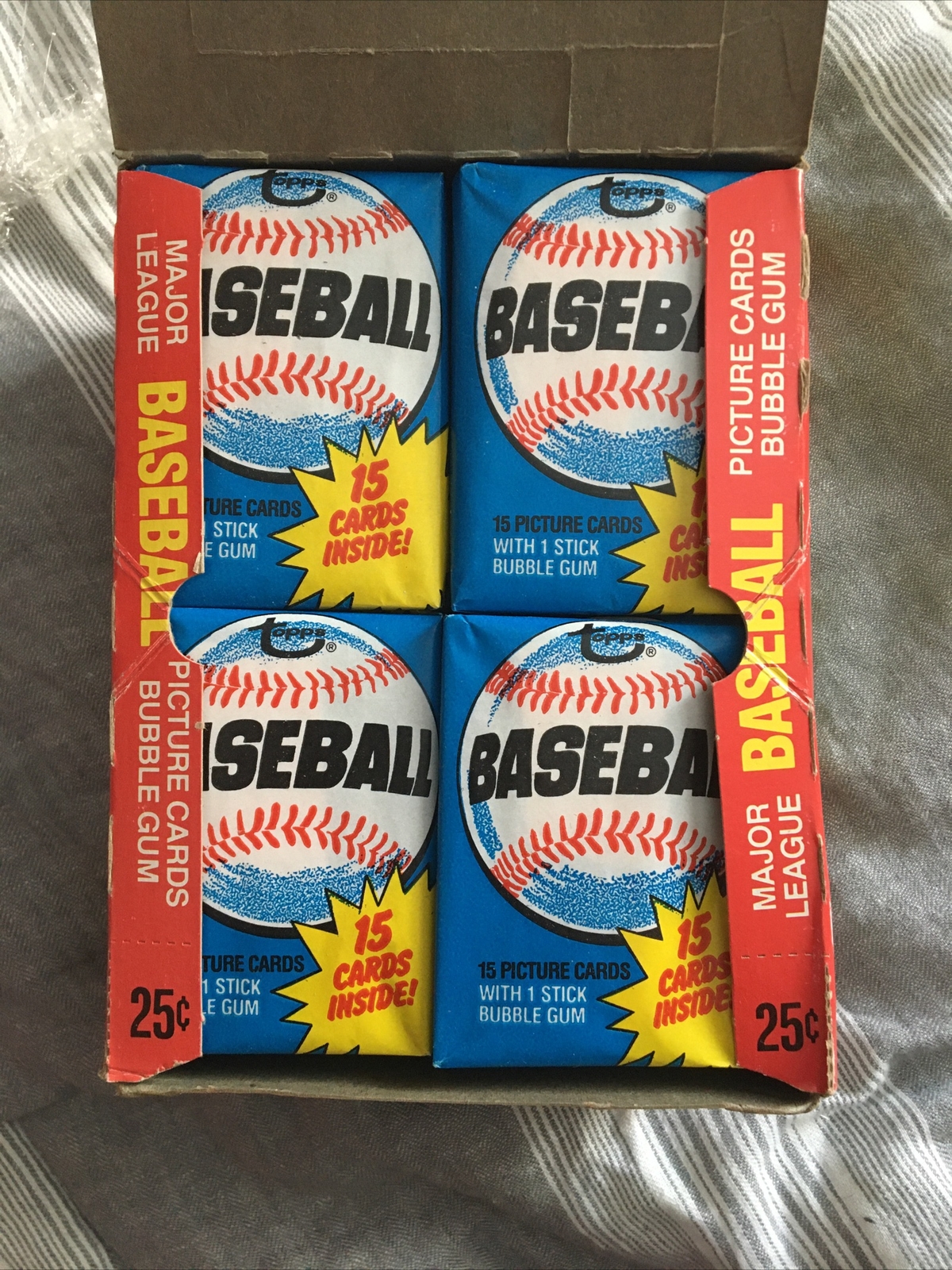1980 TOPPS BASEBALL WAX BOX - 36 PACKS - GREAT CONDITION - POSSIBLE ...