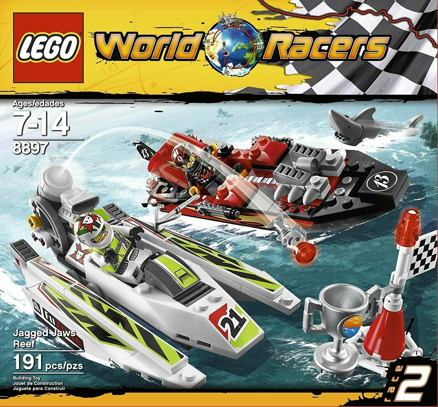 LEGO World Racers: Jagged Jaws Reef (8897) for sale online | eBay