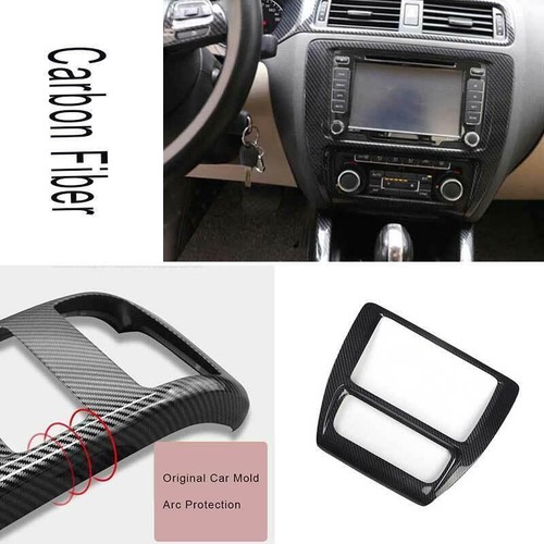 For Volkswagen Jetta 2012-2014 Carbon Fiber Central Console Navigation ...