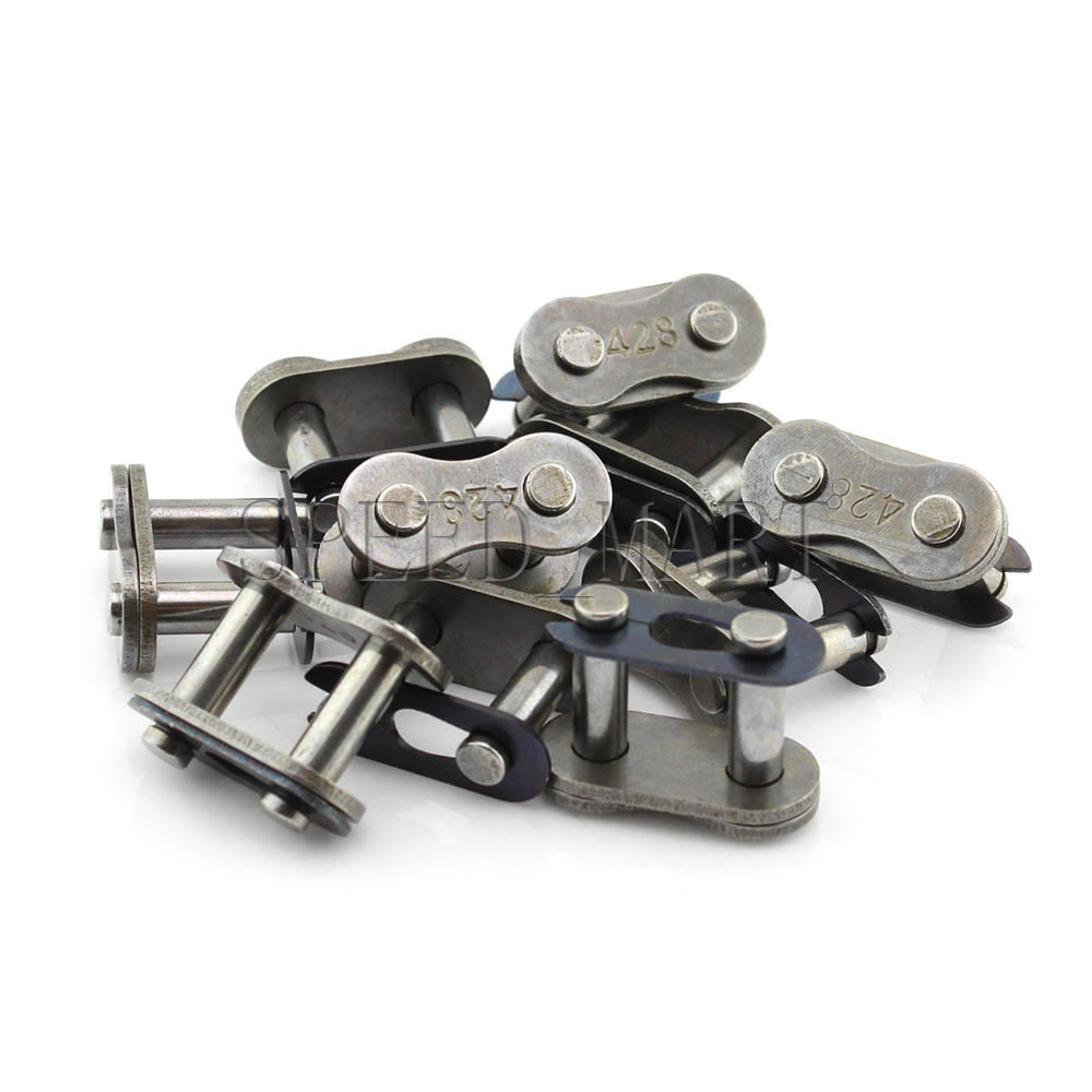 10 PCS 08B-1 Chain Connector 12.7mm Pitch for #40 40H Roller Sprocket ...