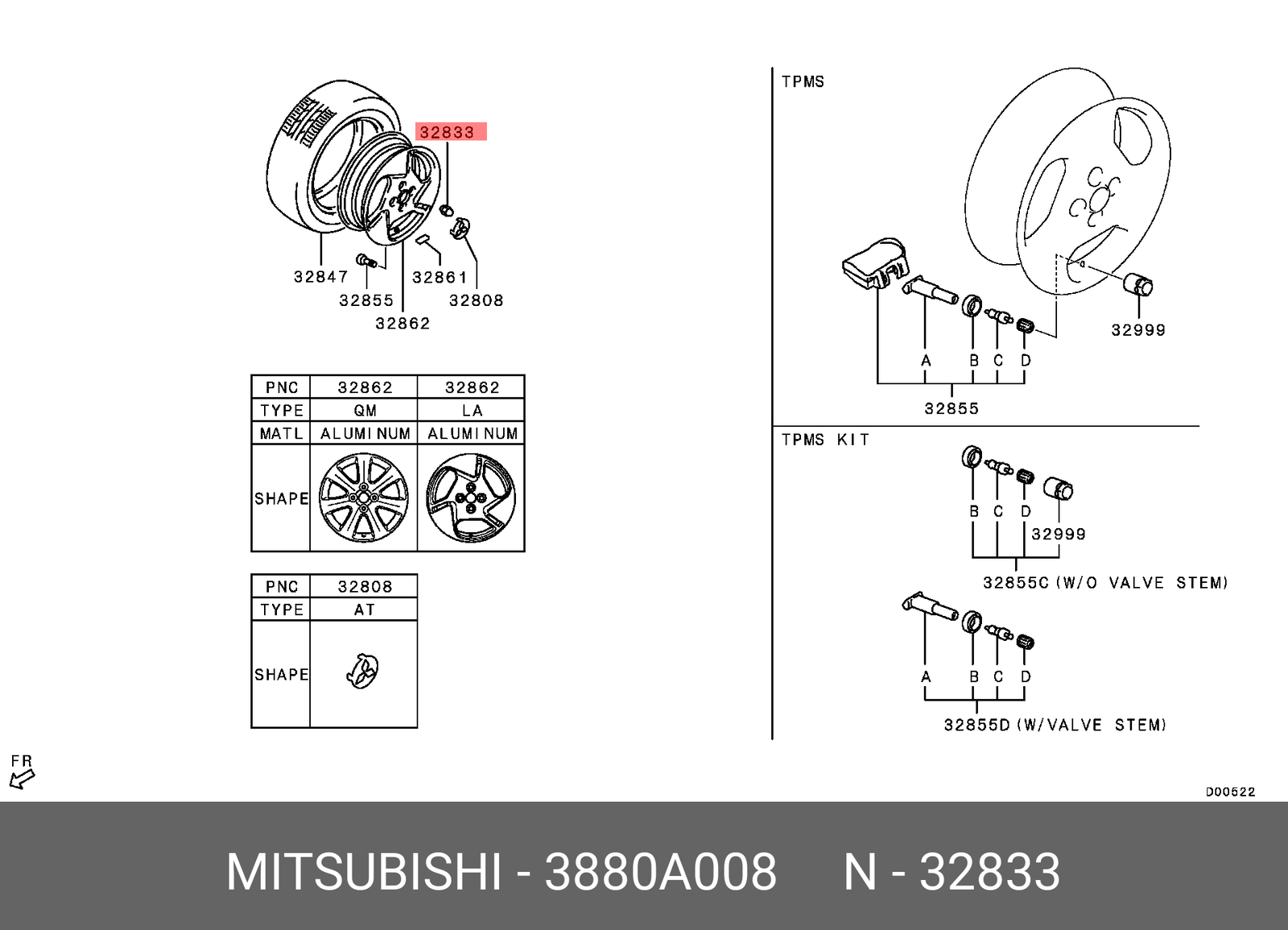 Genuine OE Nut Wheel 3880A008 For Mitsubishi 3880-A008 | eBay.de