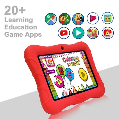 Contixo V9-3-32 Red Kids 2GB RAM 32GB WiFi Android 10 Learning Tablet ...