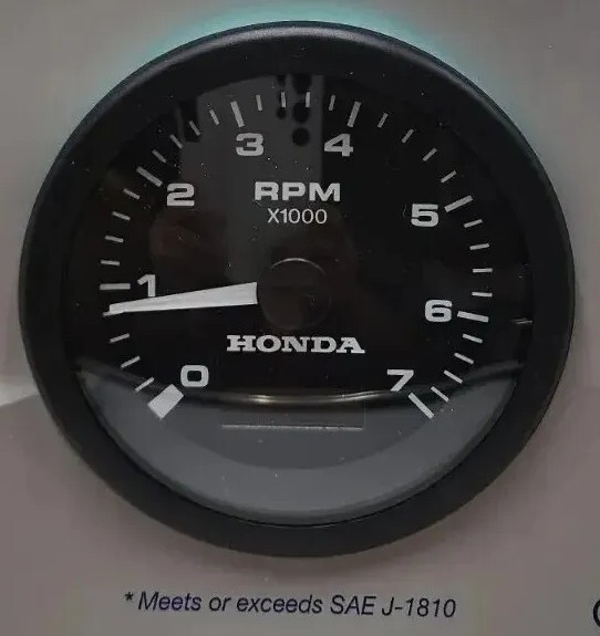 Honda 37253-ZW5-000ZA Tach/Tachometer HR/Hour Meter Black V3 Genuine/OEM | eBay