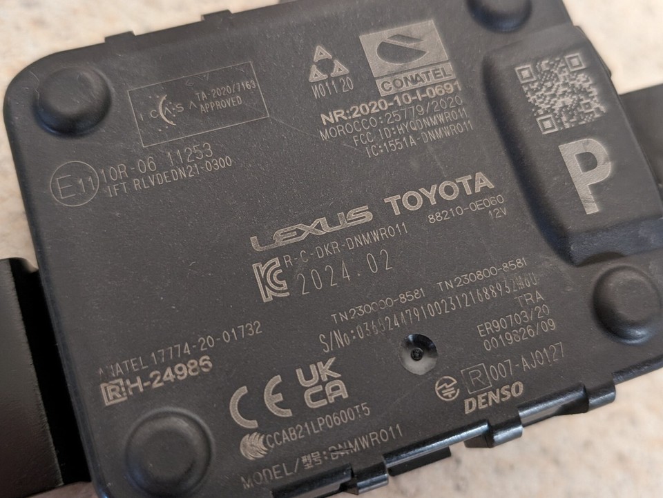 2023 2024 2025 LEXUS RX500 TOYOTA TACOMA DISTANCE RADAR SENSOR OEM ...