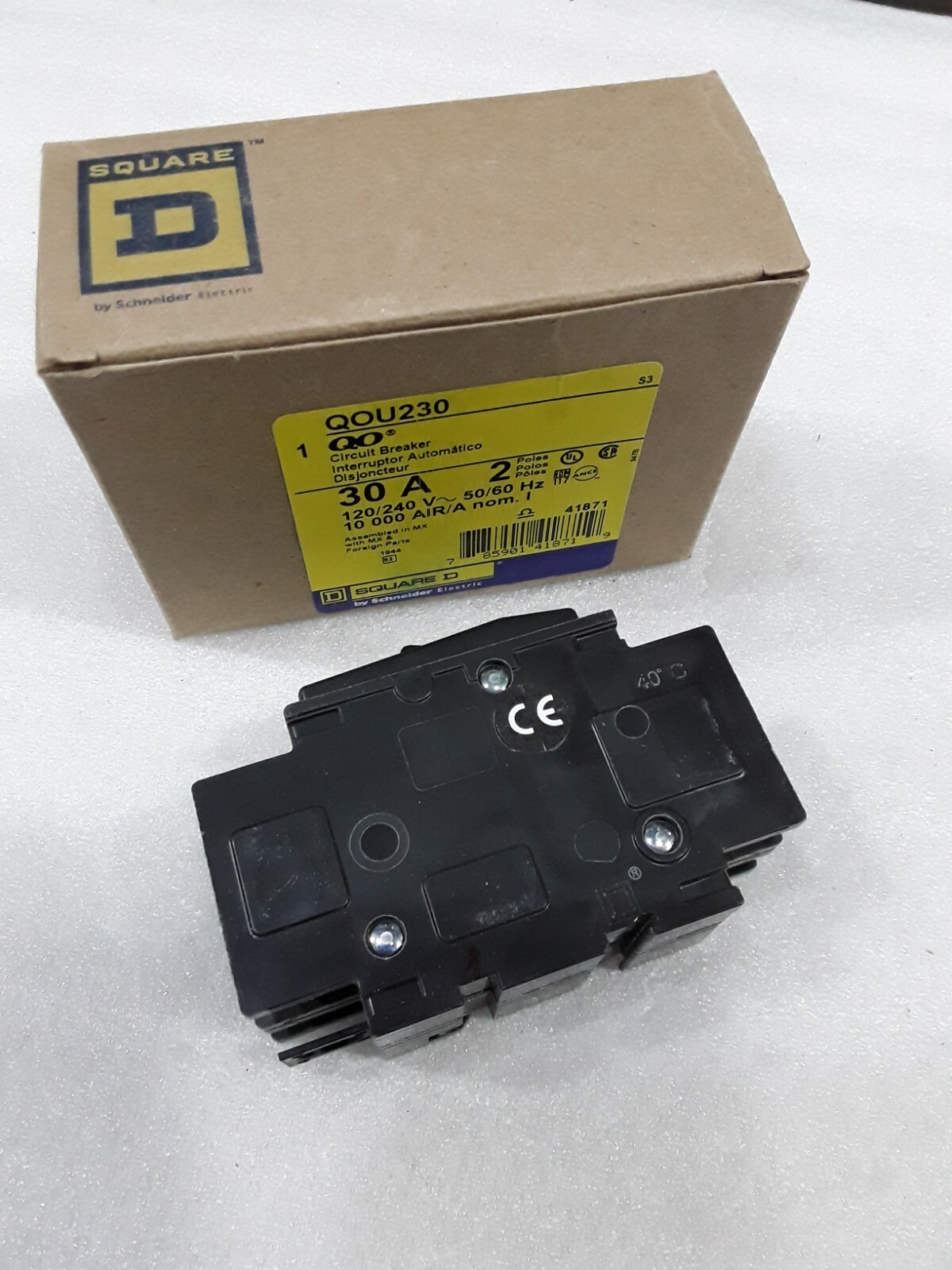 QOU230 SQD 2 POLE 30 AMP 240V NEW | eBay