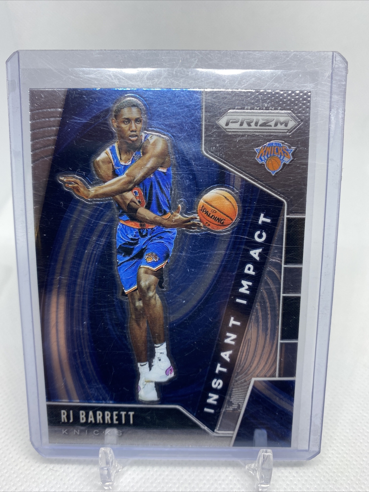 2019-20 Panini Prizm - Instant Impact RJ Barrett #22 Silver Prizm (RC ...