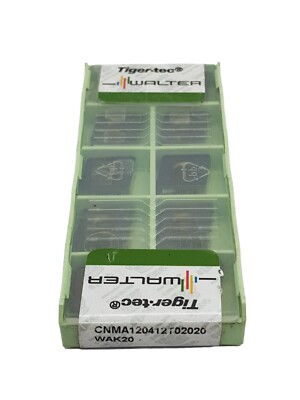 x10 Walter Carbide Inserts CNMA 120412 T02020 WAK20 CNMG 12 Fit Turning ...