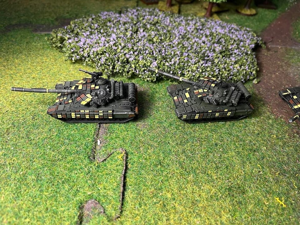 Team Yankee or 15mm Modern Armor T-64 BV Platoon 5 Tanks Painted | eBay