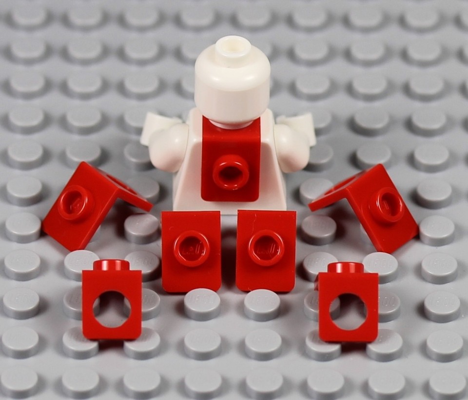 LEGO - Neck Bracket w/ Back Stud - Minifigure Body Wear Dark Light Gray ...