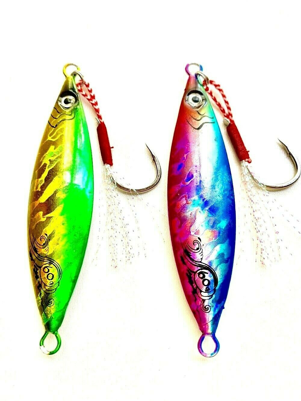 x 5 Ctrade Australia Fishing Jigs 60g Jigs Snapper Kingfish Tuna Reef ...