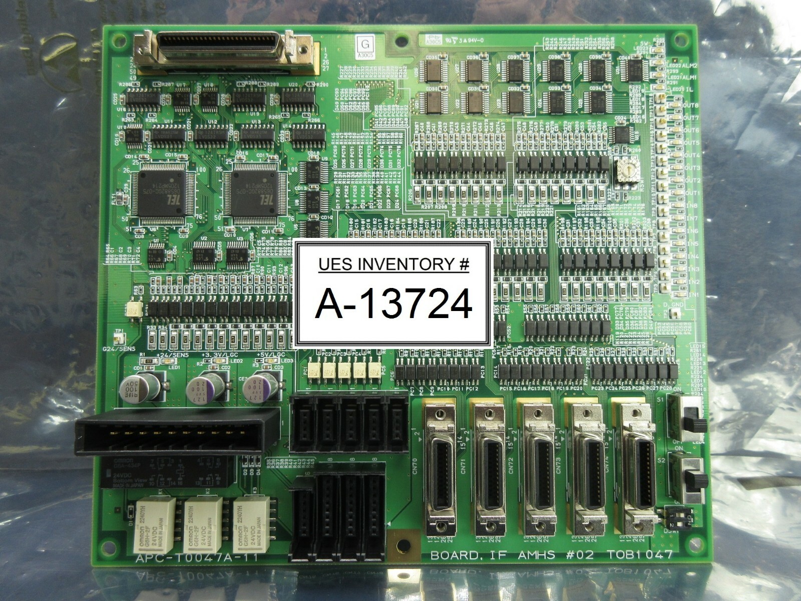 TEL Tokyo Electron APC-T0047A-11 IF AMHS #02 Board PCB 5044-000063-11 ...