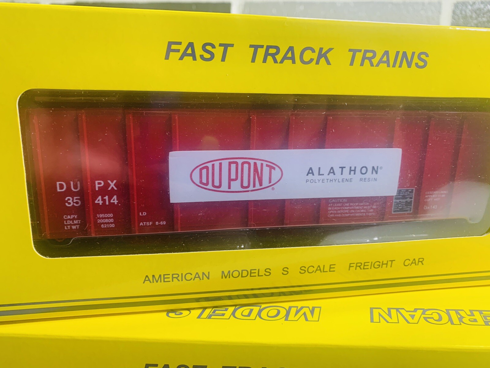 American Models Trains S Gauge Dupont Alathon 30th Anniversary set of 3 ...