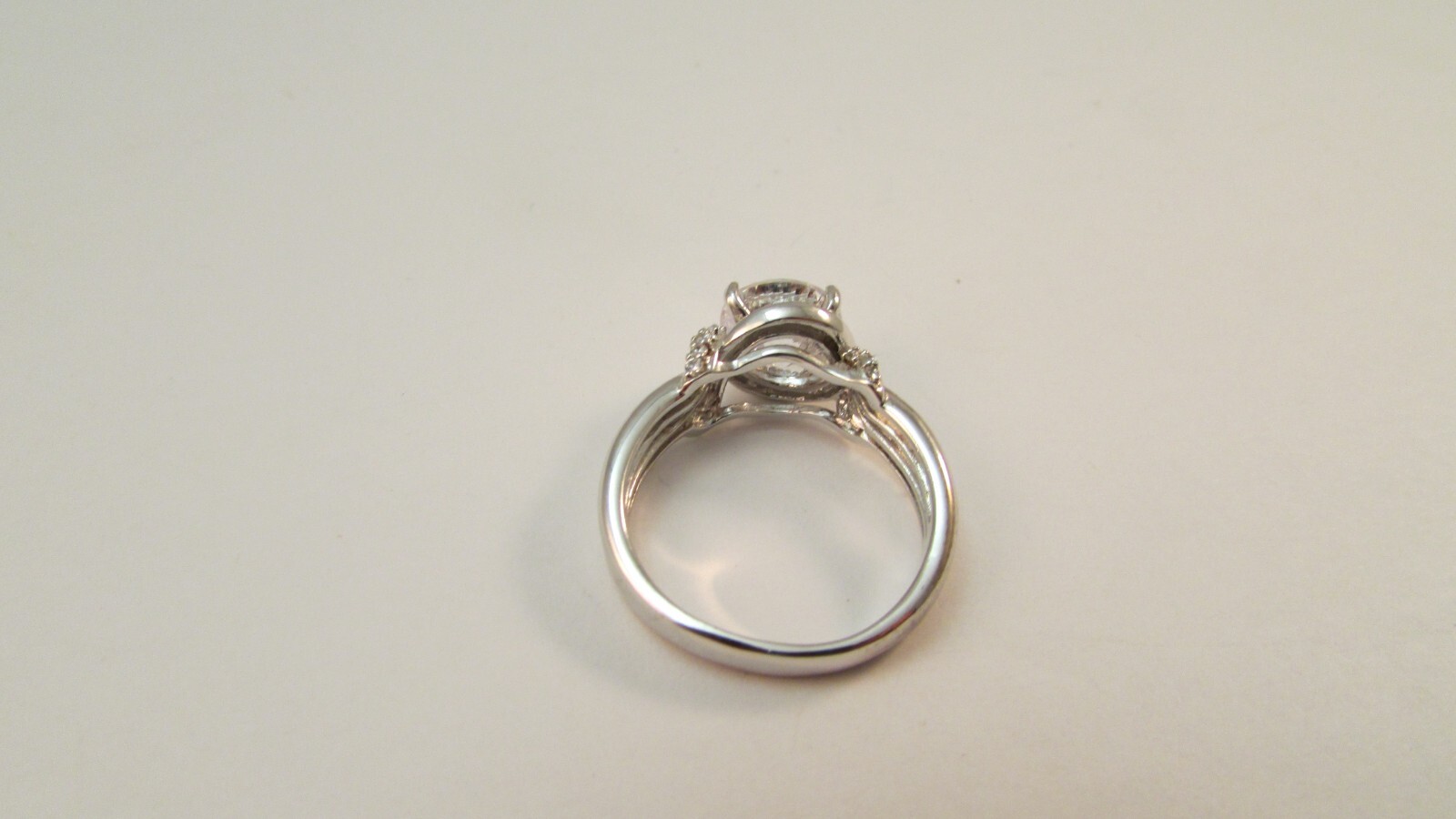 PAJ 925 Sterling Silver Solitaire 10 MM Round CZ Ring Size 9 | eBay