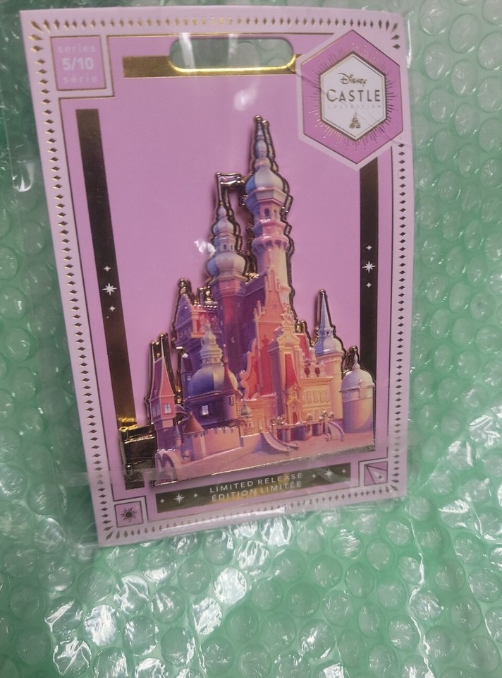 Disney Castle Collection Rapunzel Tangled 5/10 Jumbo Pin LE RARE ...