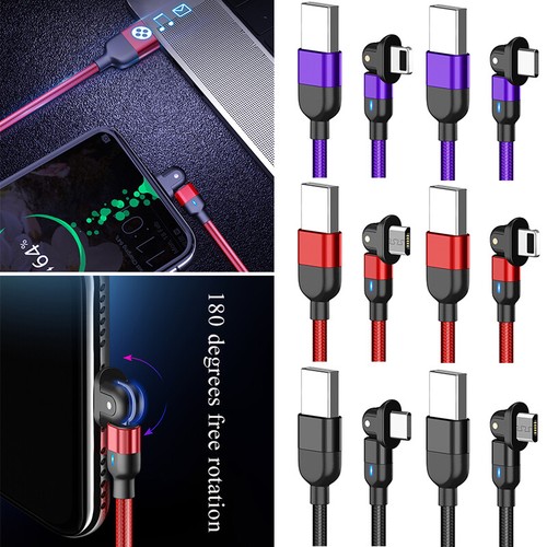 1M/2M USB Line Phone Fast Charging Cable LED Charger Data Sync Cables ...