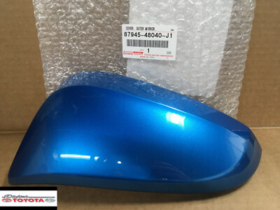 TOYOTA RAV4 OUTER MIRROR COVER FITS 2016-2018 BLUE DRIVER SIDE | eBay