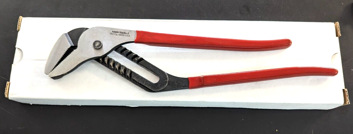 PROTO USA Power Track ll Ergonomics Tongue &Groove Pliers,16 7/8"-265SG ...