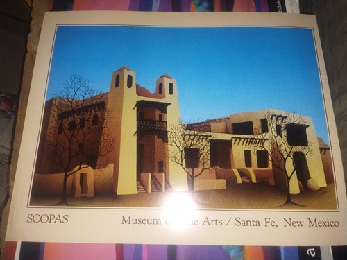 Vintage rare southwestern fine art print SCOPAS (SOME DAMAGE, SEE PICS ...