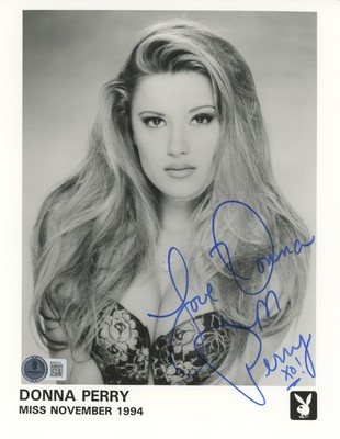 Donna Perry Playmate "Love Donna" Authentic Signed 8x10 Photo BAS #BM03518 | eBay