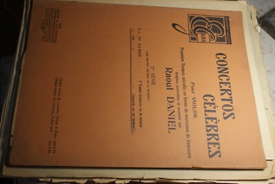 Raoul Daniel - concertos celebres pour violon | eBay