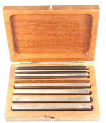 STARRETT 384 PARALLEL SET , 7 PCS. WITH ORIGINAL WOODEN Case | eBay