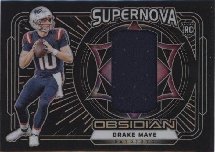 2024 Panini Obsidian - Supernova Swatches Drake Maye #SN-DME (MEM, RC) for sale online | eBay