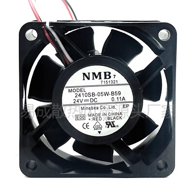 NMB 2410SB-05W-B59 24VDC 0.11A 6025 3-Wire Case Cooling Fan | eBay