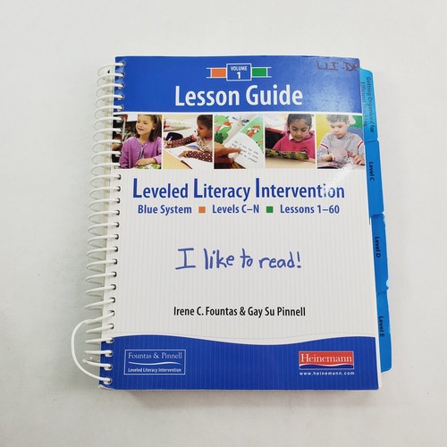 Fountas & Pinnell Blue System Lesson Guide Volume 1 Levels C-N 1-60 LLI ...